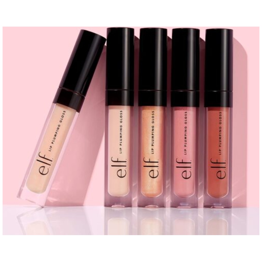 ELF Lip Plumping Gloss, Hydrating, Nourishing, High-Shine, Soothes ...